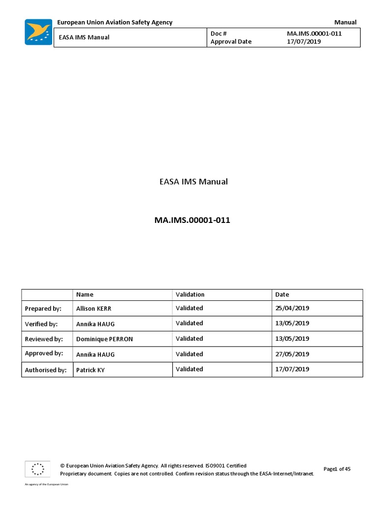 ES Integrated Management System Manual - MA - IMS - .00001 | PDF | Iso ...