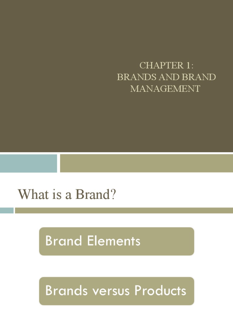 Brands and Brand Management | PDF | Brand | Product (Business)