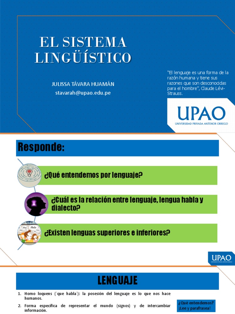 El Sistema Linguistico PDF | PDF | Dialecto | Palabra