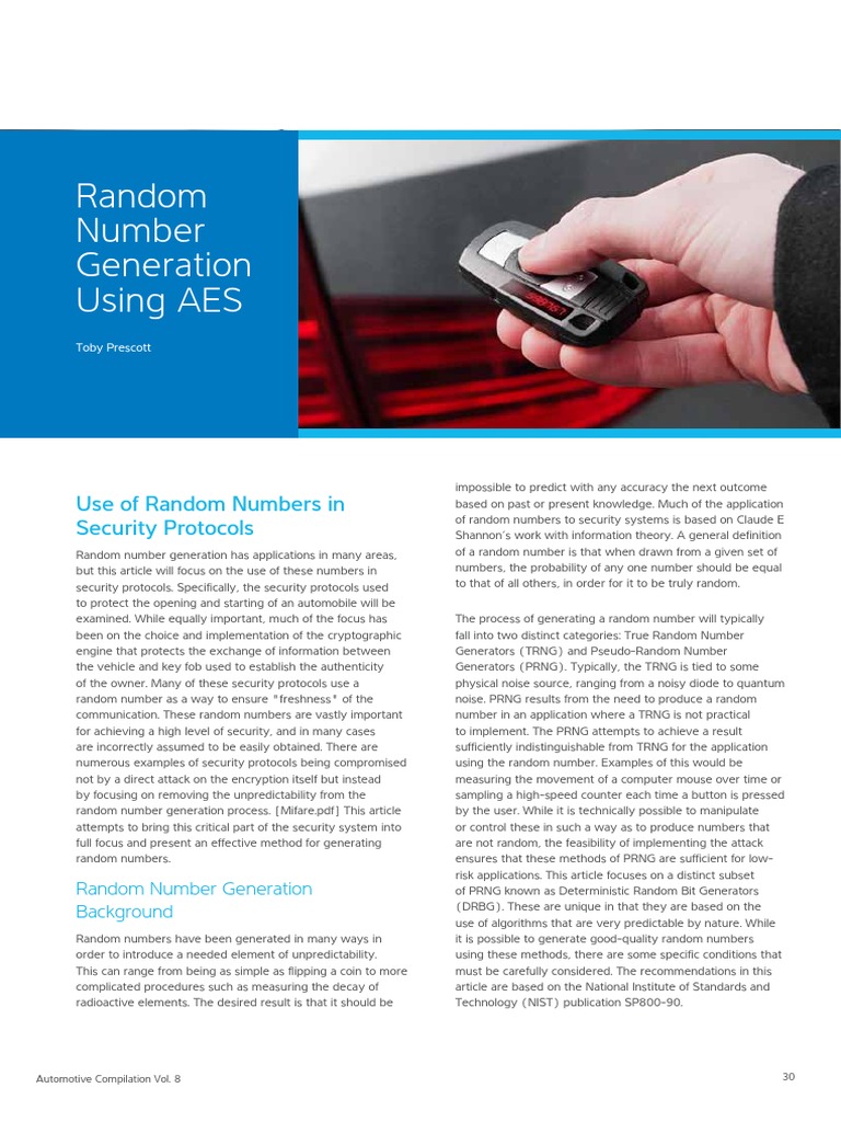 Article Random Number PDF | PDF | Randomness | Cryptography