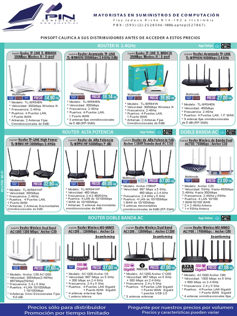 Catalogo Tp-Link 12052020 | PDF | Conmutador de red | Protocolos de internet