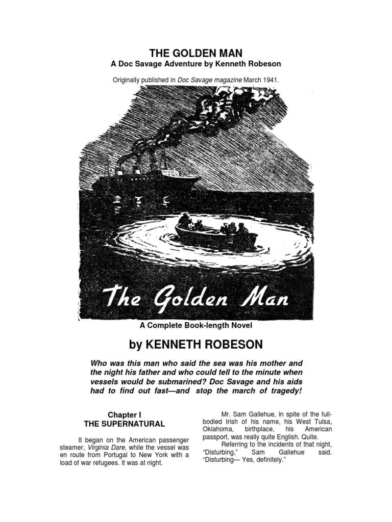 098 - The Golden Man | PDF | Nature