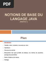 Cours de Java Complet | PDF | Structure de contrôle | Java (Langage de programmation)