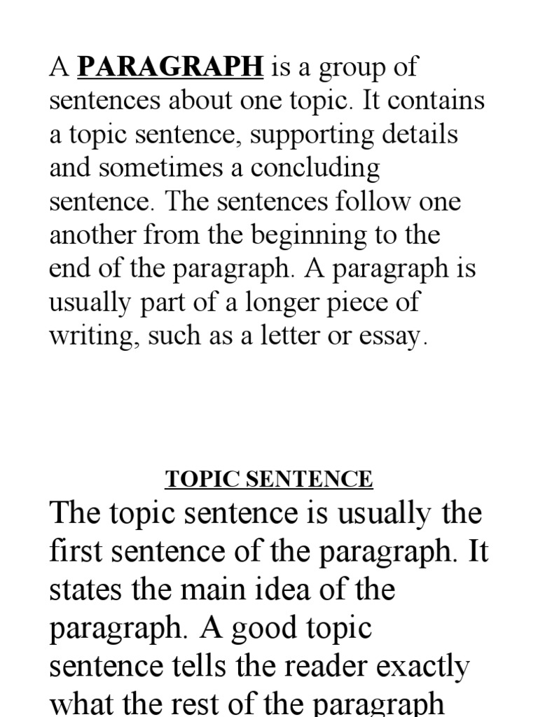 The Anatomy of a Well-Structured Paragraph: A Comprehensive Guide to ...