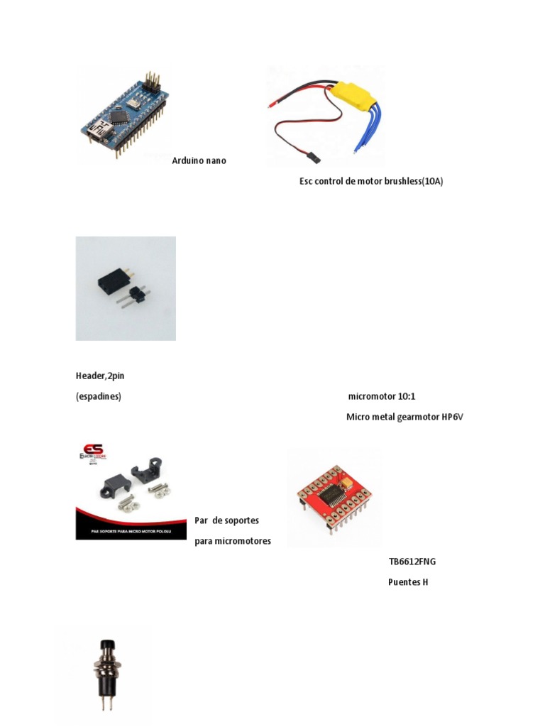 Piezas de Un Seguidor de Linea | PDF