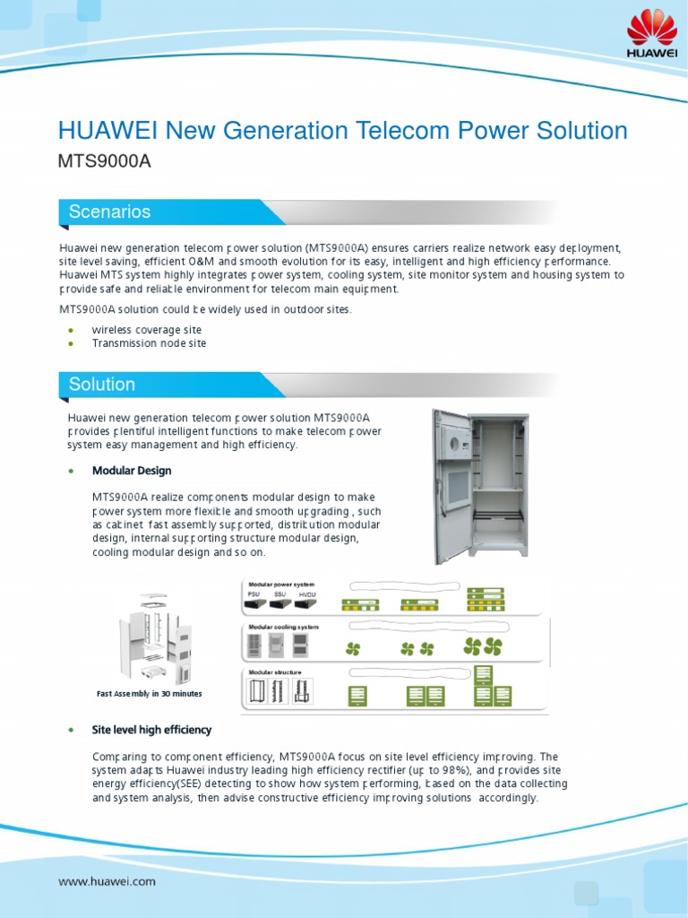 Huawei DC1 With AH1500 - Datasheet | PDF | Rectifier | Alternating Current