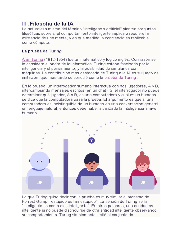 Filosofía de La IA | PDF | Inteligencia artificial | Inteligencia (IA) y semántica