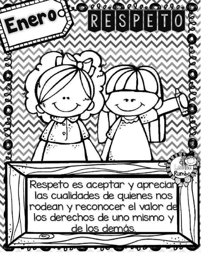 Fichas Creativas para Colorear Y Aprender Los Valores | PDF