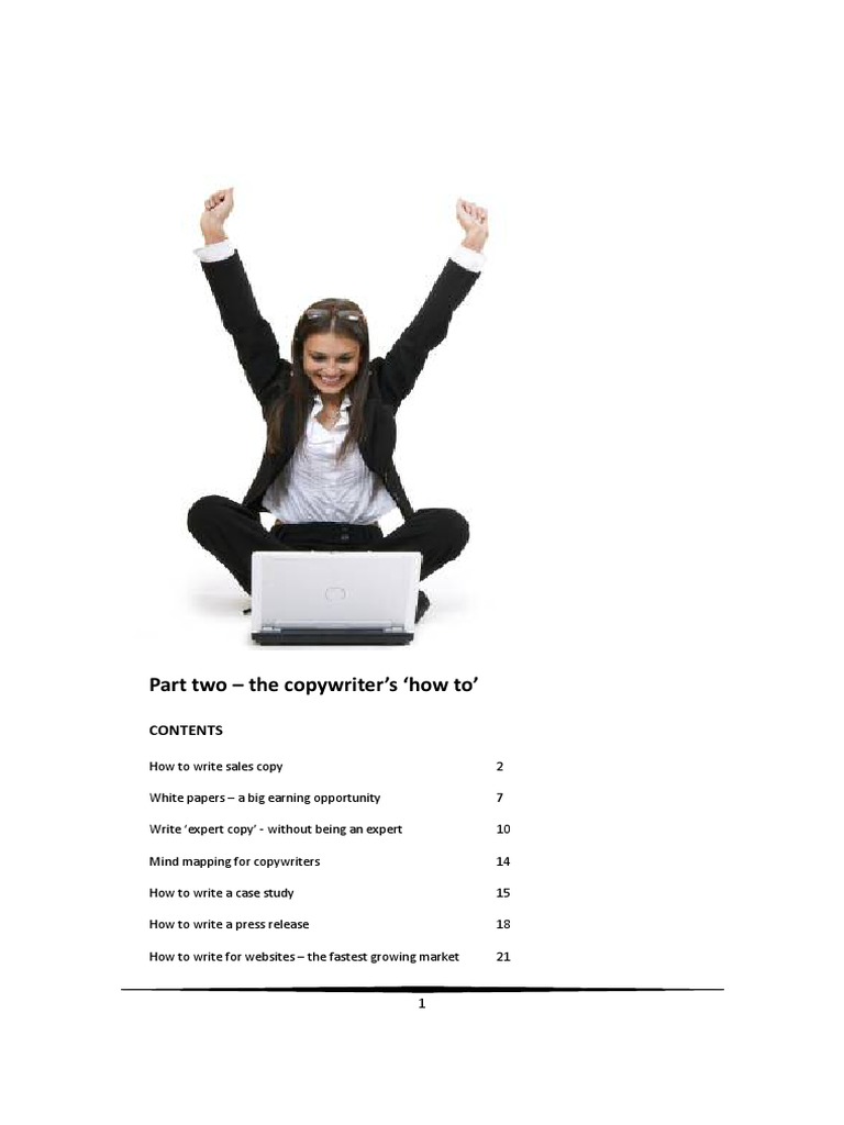 Part Two - The Copywriter's How To' | PDF | Non Disclosure Agreement ...