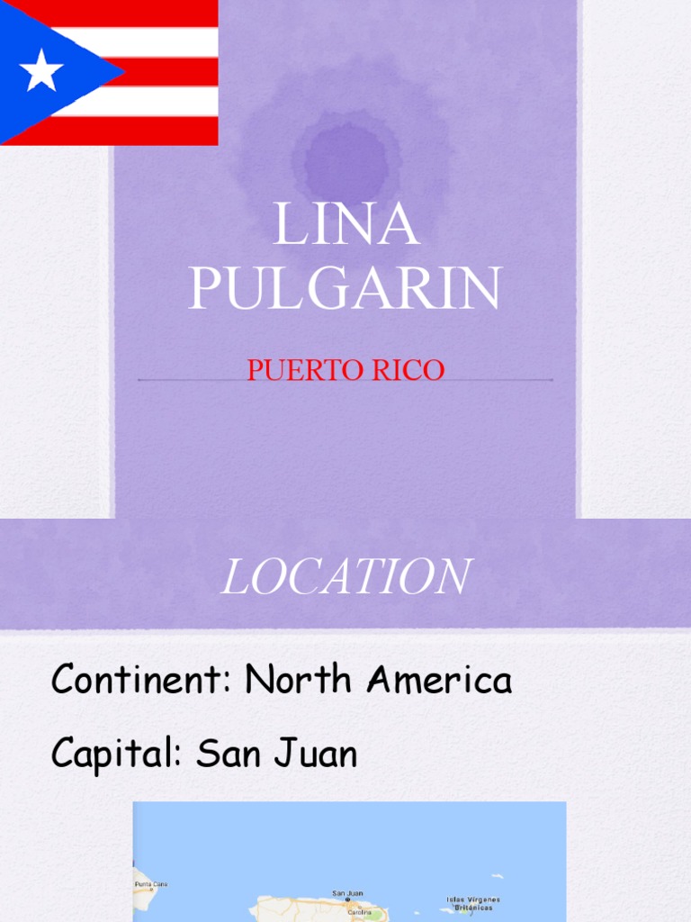 An Overview of Puerto Rico: Its People, Industries, Agriculture and ...