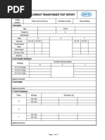 Earthing Transformer (ZNyn11) ZigZag Transformer Report Sample | PDF ...
