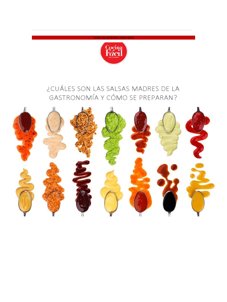 Salsas Madre | PDF | Salsa | Caldo