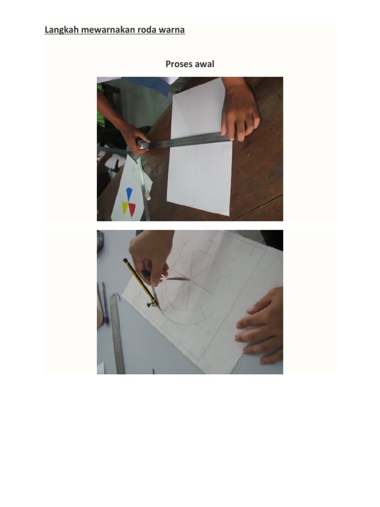 Judul: Cara Mewarnai Roda Warna dengan Langkah-Langkah Mudah | PDF