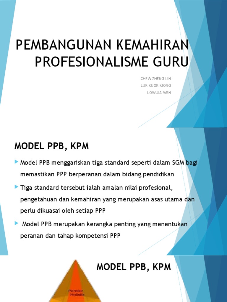 Pembangunan Kemahiran Profesionalisme Guru | PDF