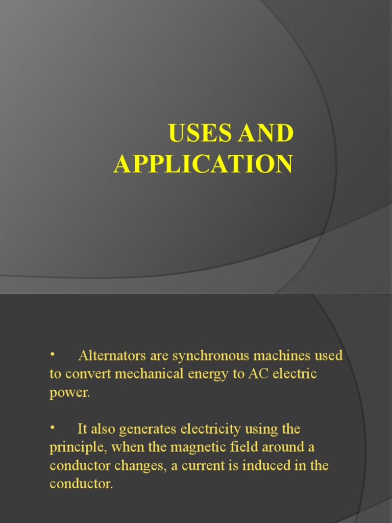Uses and Application | PDF