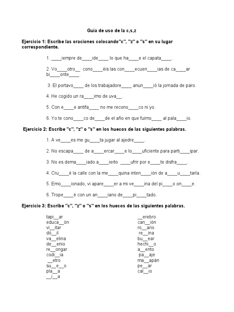 Guía de Uso de La C - S - Z | PDF | Deportes | Ocio