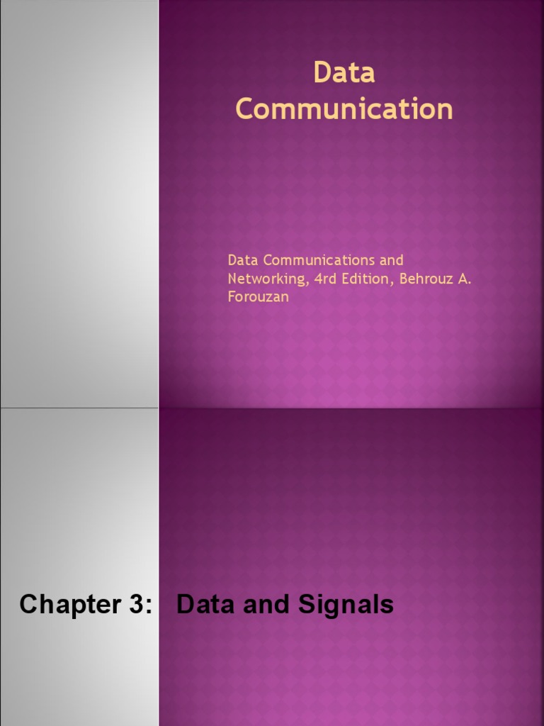 Data Communication: Data Communications and Networking, 4rd Edition ...