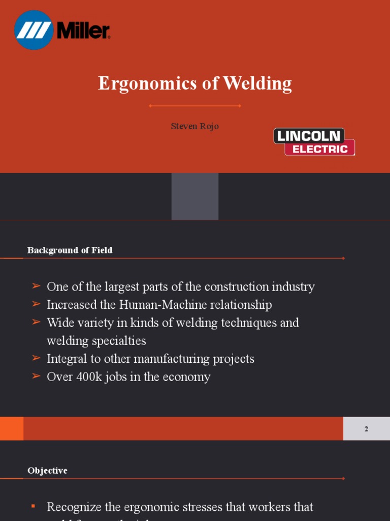Ergonomics of Welding | PDF | Human Factors And Ergonomics | Arm