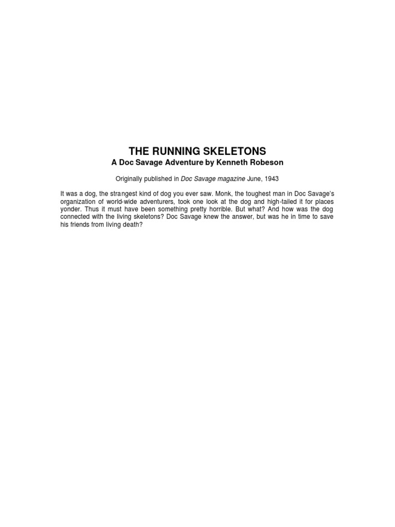 124 - The Running Skeletons | PDF | Passenger Car (Rail)