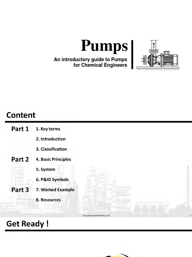 Pumps Presentation On Types, Classifications | PDF