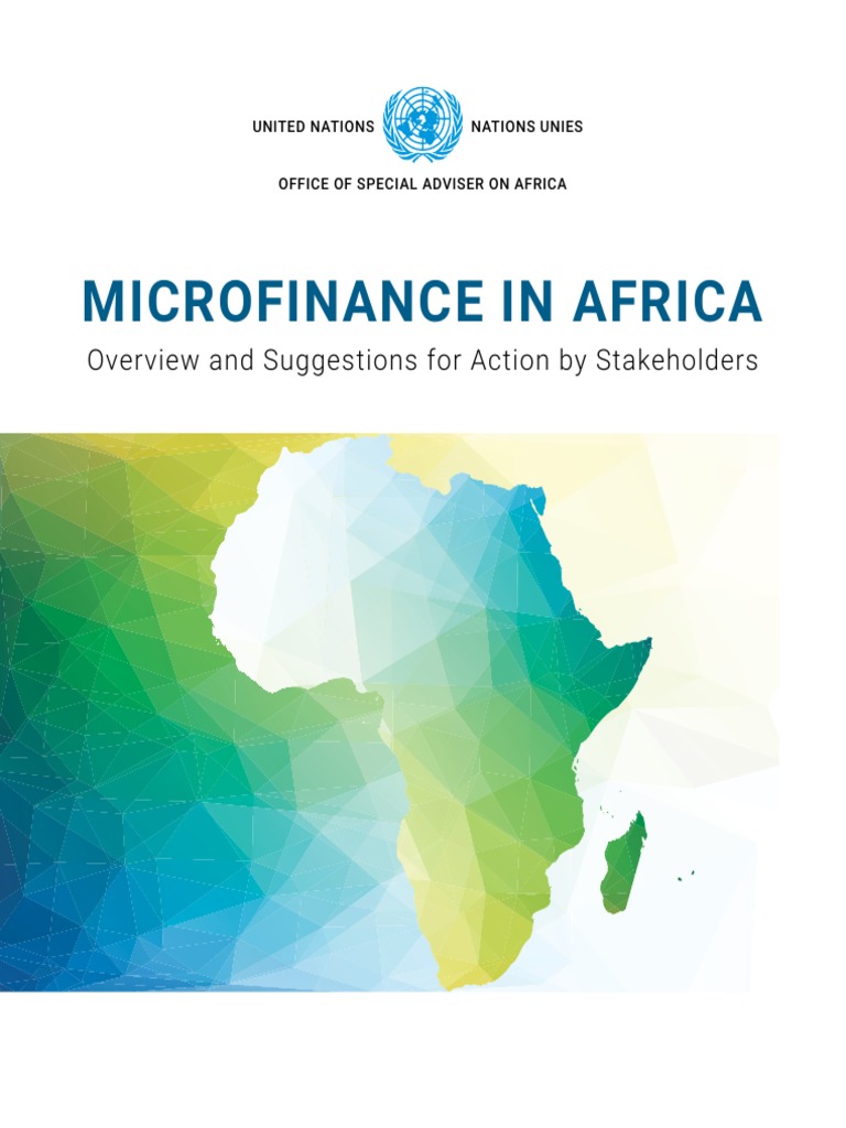 Microfinance in Africa: Overview and Suggestions For Action by ...