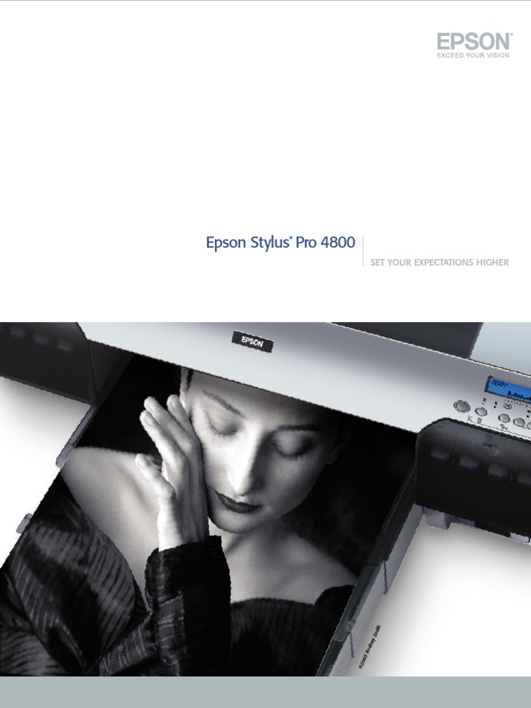 Epson Stylus Pro 4800: Epson Styl Styl ST Us Pro Pro PR 4800 Print ...