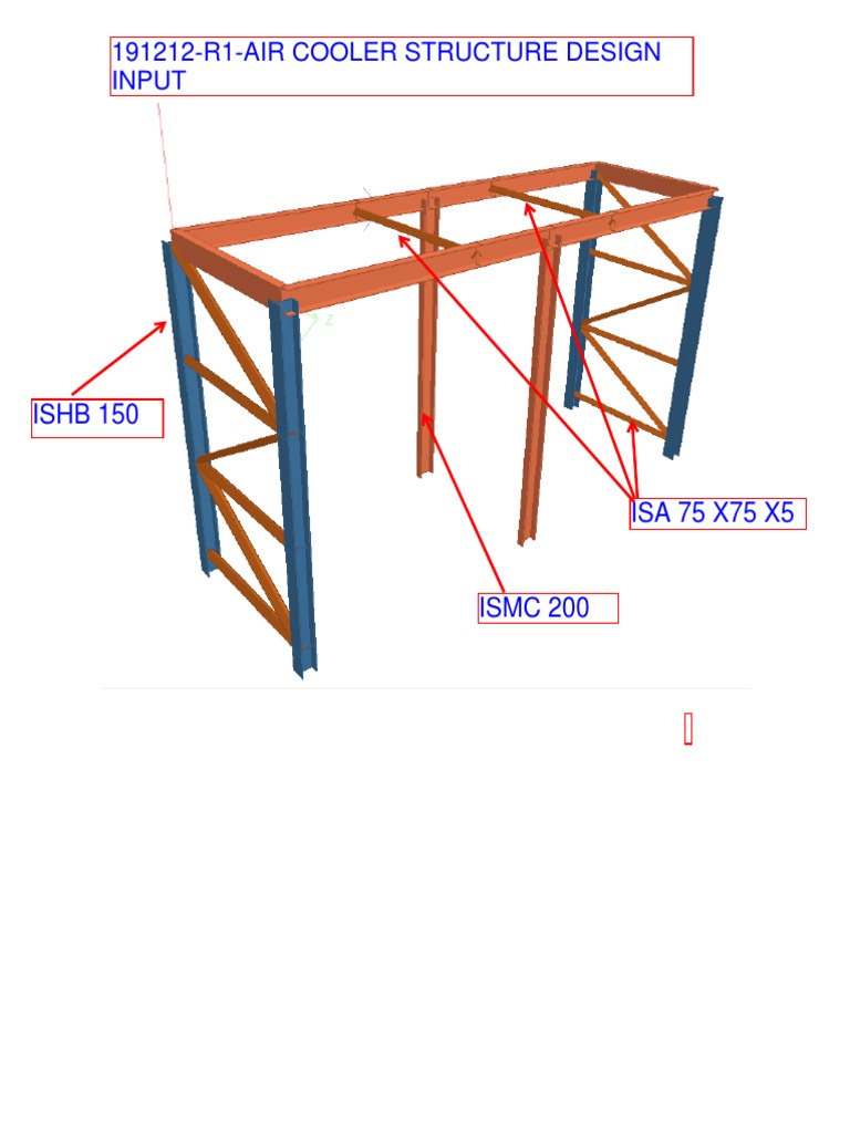 Air Cooler Structure Design Input-R1 | PDF