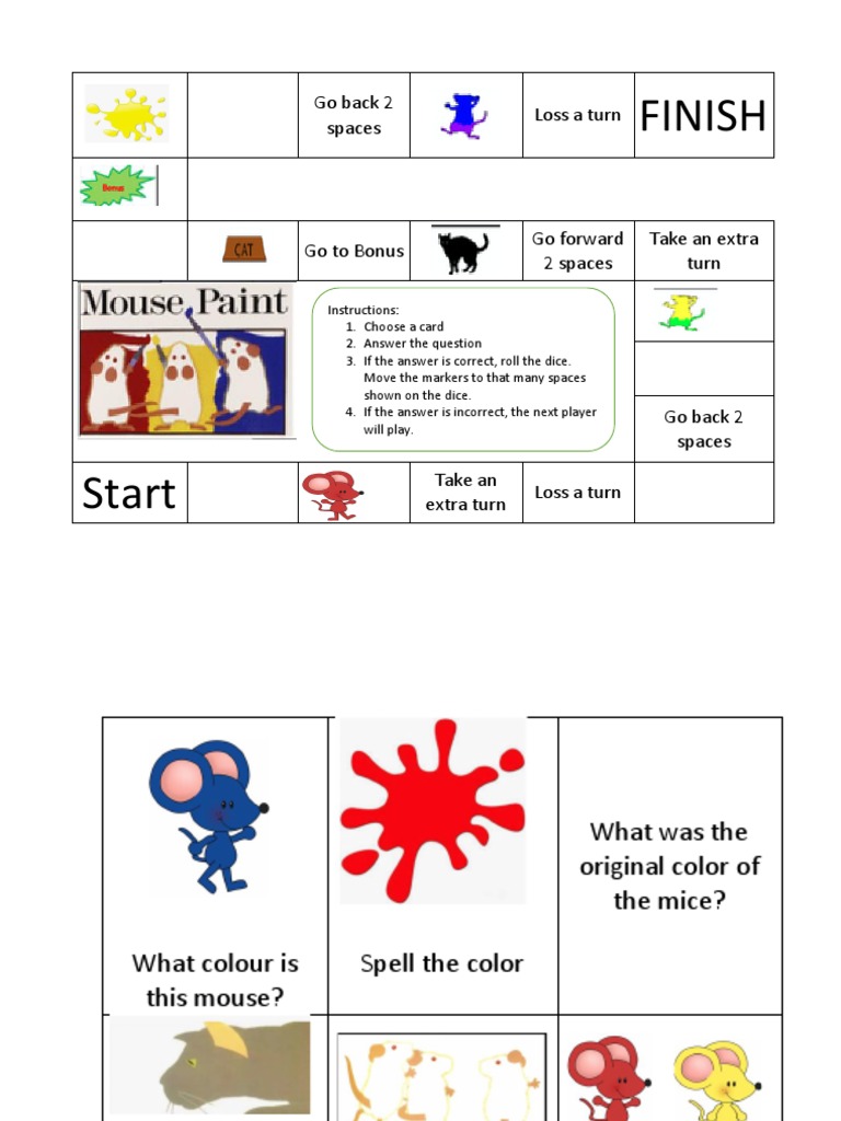 Finish: Go Back 2 Spaces Loss A Turn | PDF