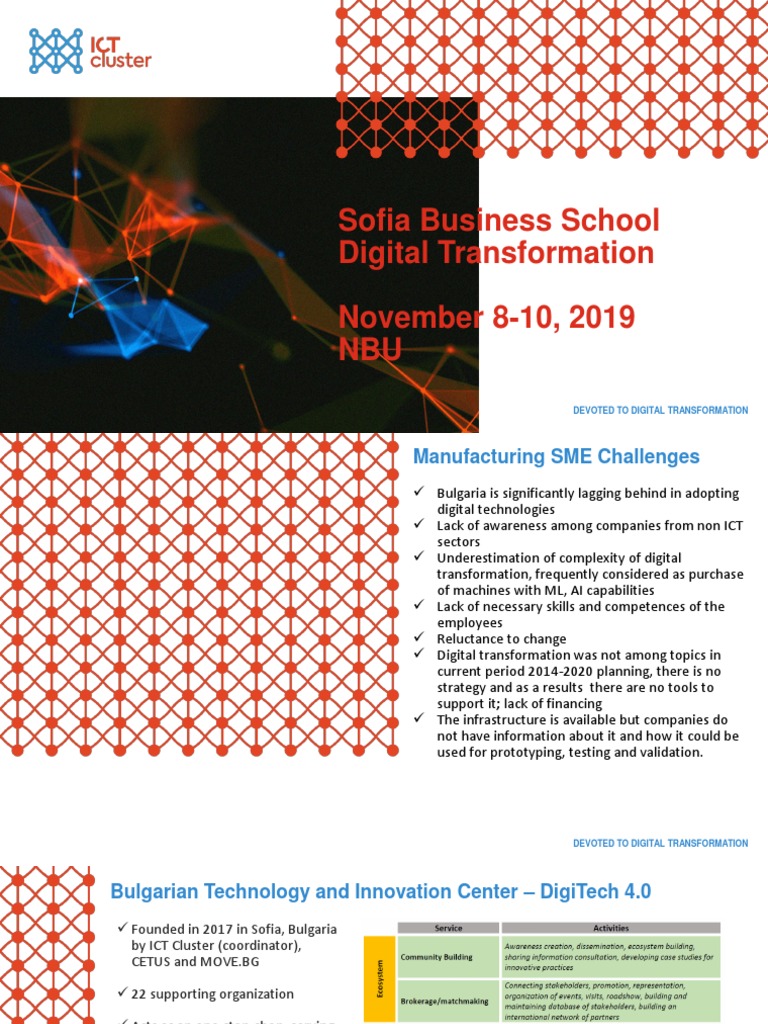 Digital Transformation for Bulgarian SMEs | PDF | Simulation | Innovation