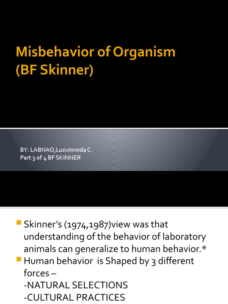 BF Skinner Operant Conditioning (C) | PDF | Reinforcement | Natural ...