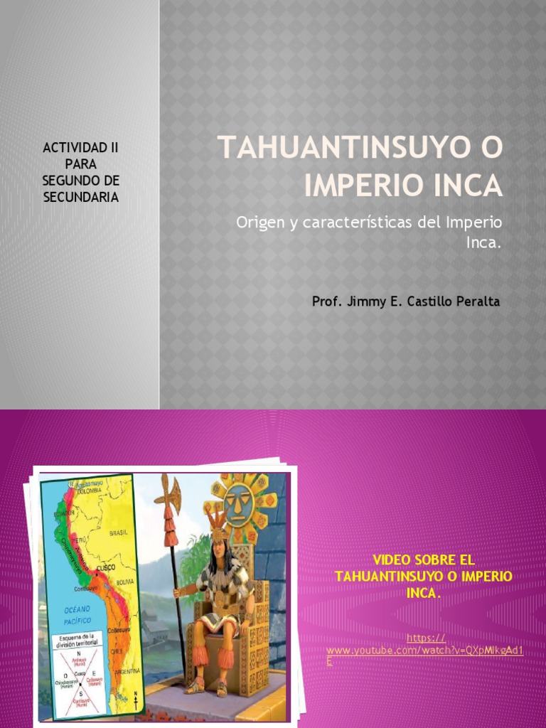 Tahuantinsuyo o Imperio Inca | PDF