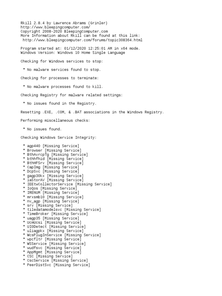 Rkill | Download Free PDF | Ibm Pc Compatibles | Microsoft Windows