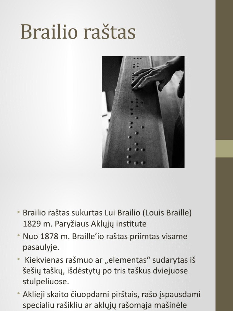 Brailio Raštas | PDF