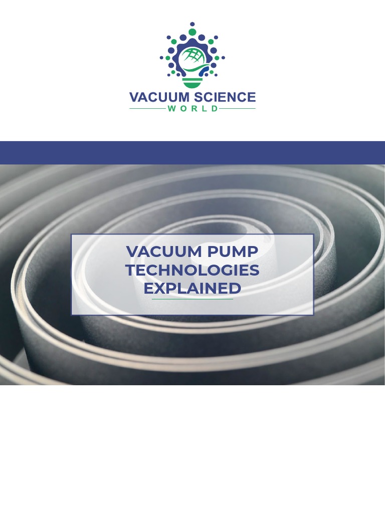 Vacuum Science World - Ebook - Vacuum Pumps | PDF | Vacuum | Pump