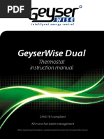 GeyserWise Manual TSE1 | PDF | Electrical Connector | Thermostat