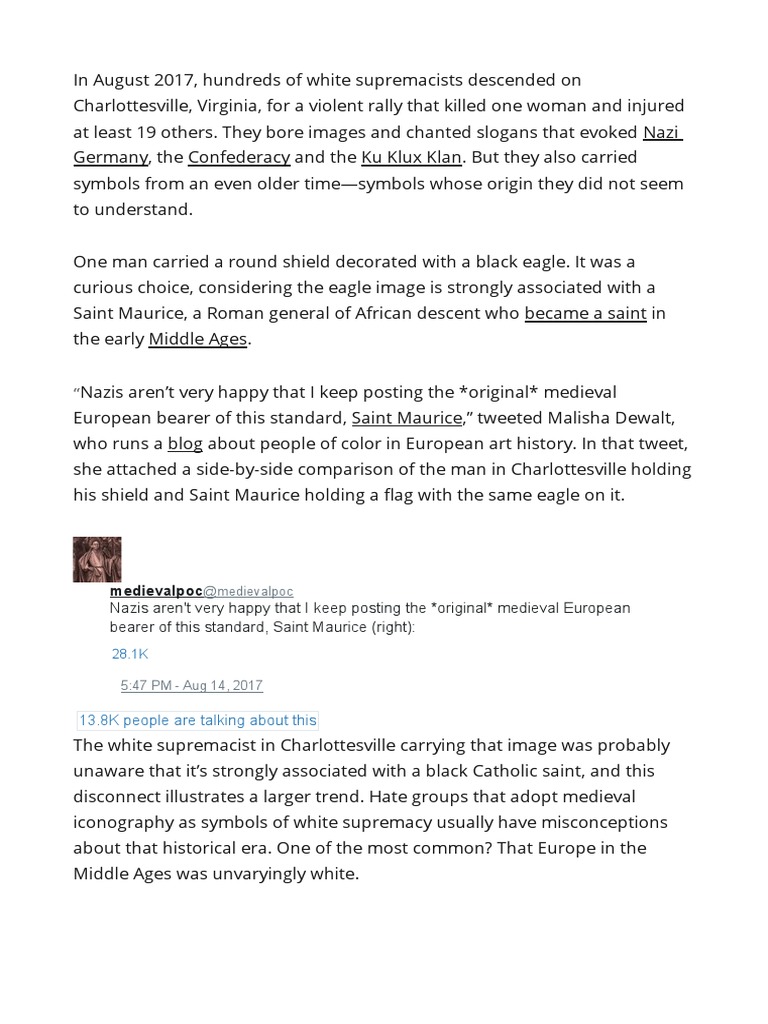 Misconceptions of Race in Medieval Europe | PDF | Crusades | Unrest