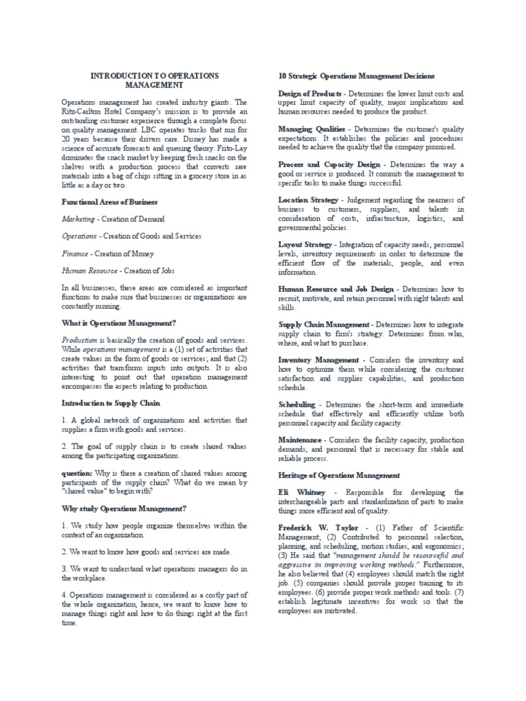 Opman Reviewer | PDF | Forecasting | Computer Aided Design