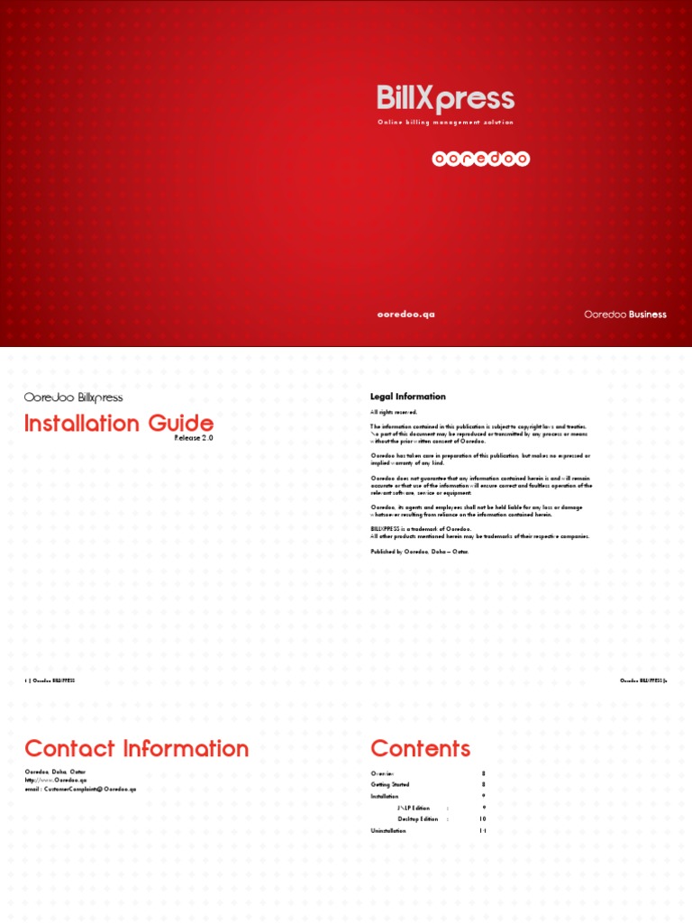 Ooredoo-BillXpress Client Installation and User Guide16 PDF | PDF ...