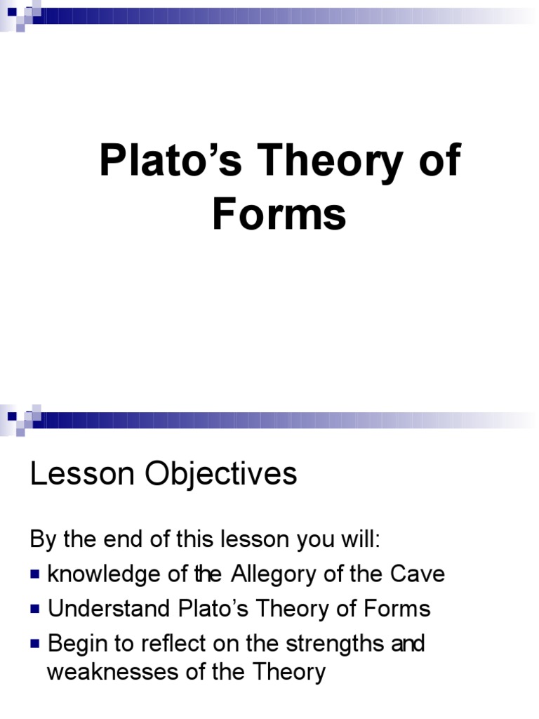 Understanding Plato's Theory of Forms | PDF | Logic | Reasoning