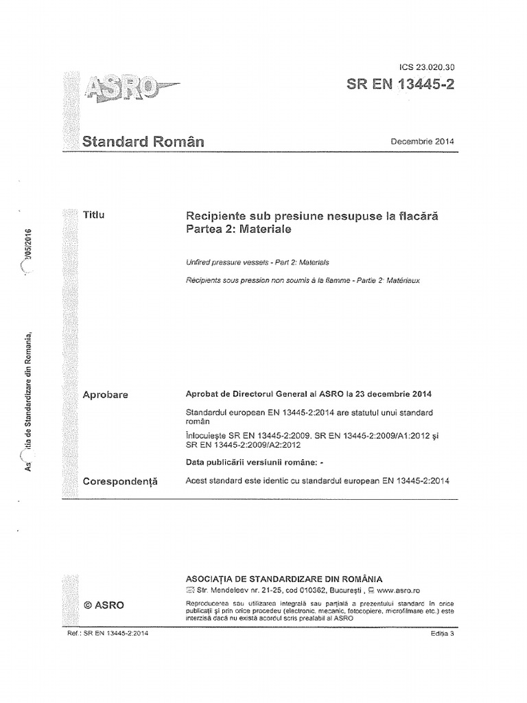 SR en 13445-2 | PDF