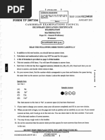 Formula Booklet - Kerwin Springer | PDF | Sine | Area