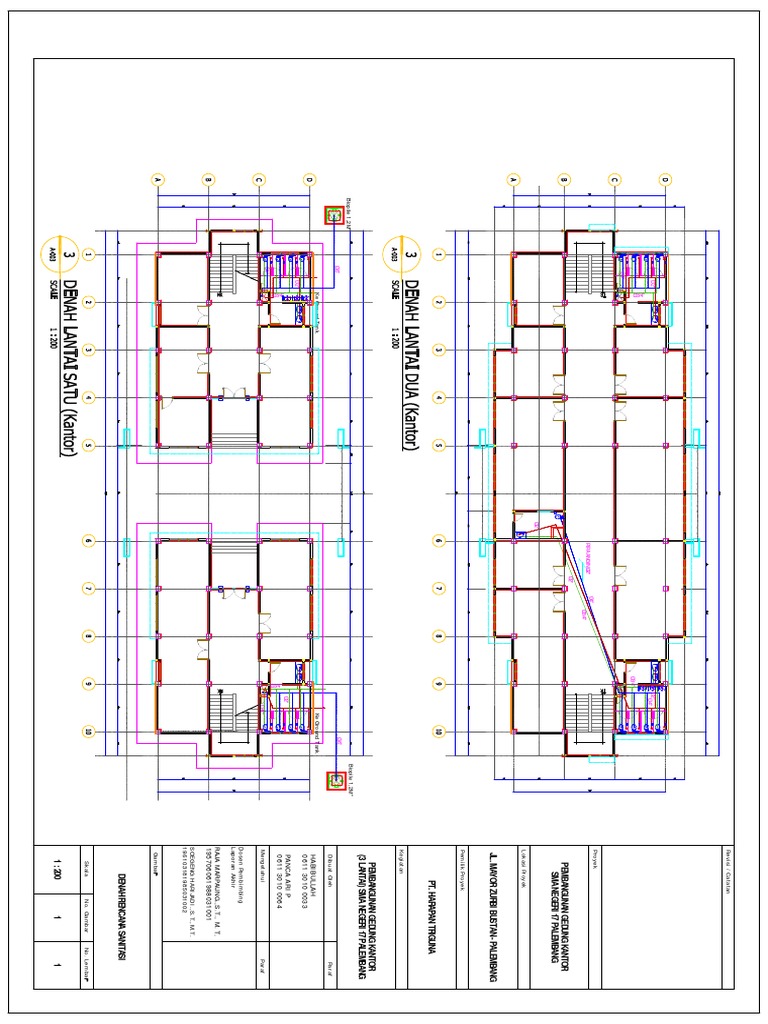 Denah Rencana Sanitasi PDF | PDF