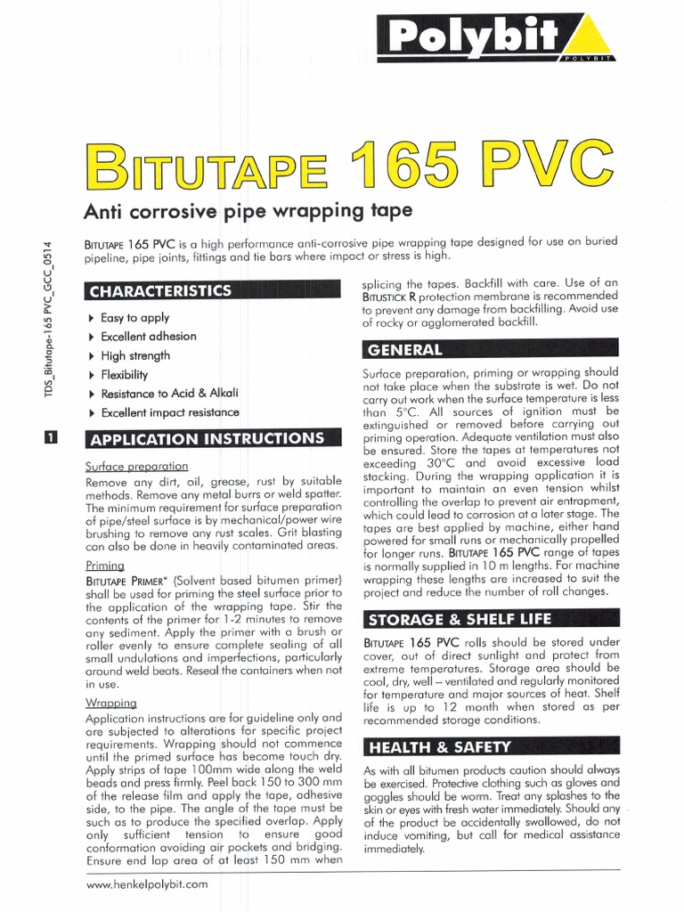 Wrapping Tape-Bitutape | PDF