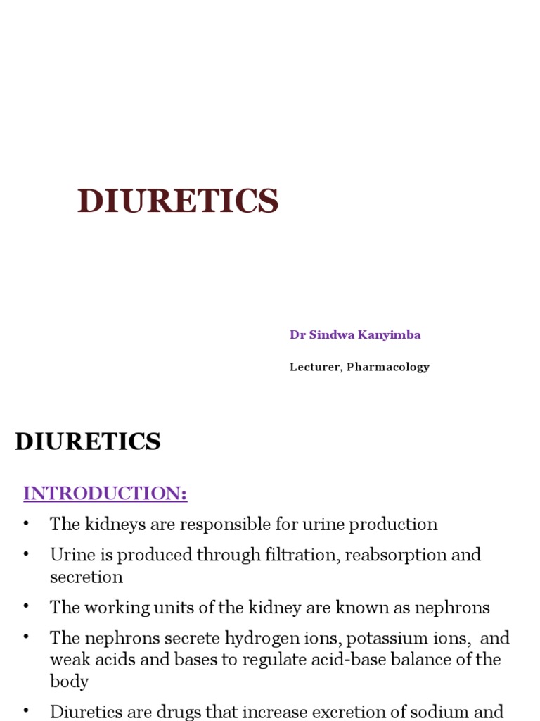 DIURETICS | PDF | Heart Failure | Drugs