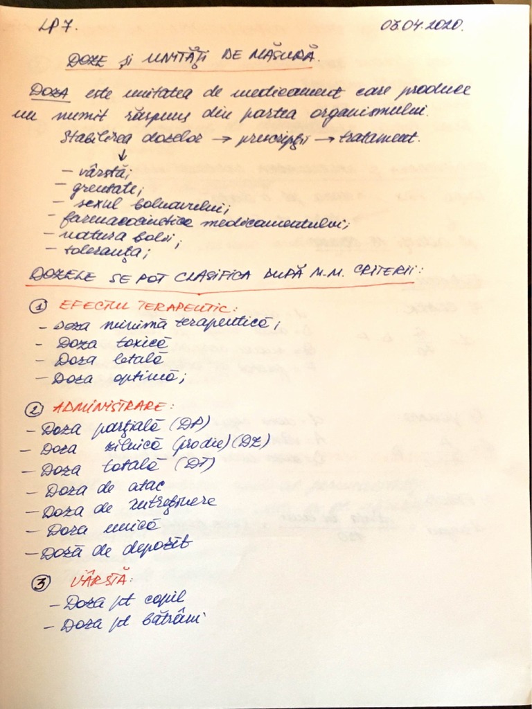 Notite Farmacologie | PDF