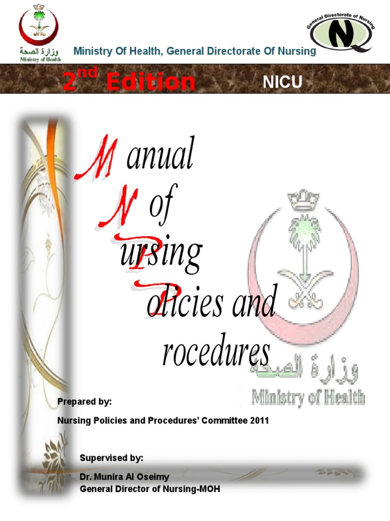 NICU - Policies, Procedures and Protocols | PDF | Neonatal Intensive ...