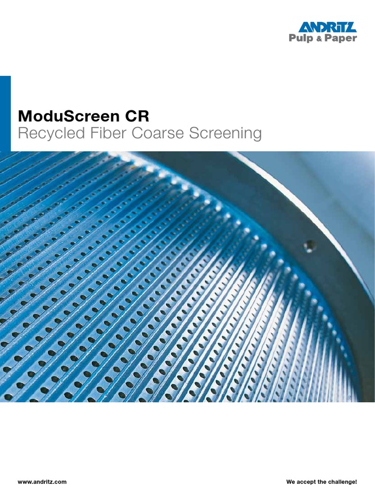 ANDRITZ Fiber-Prep Screening ModuScreen-CR PDF | PDF | Business