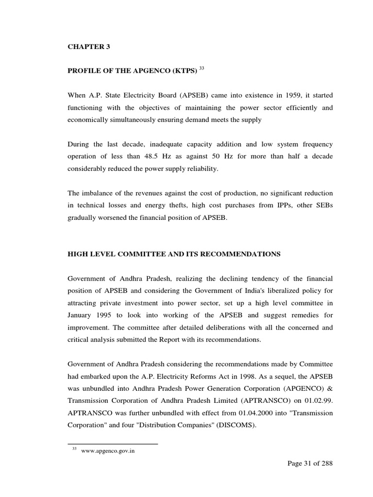 APGENCO | PDF | Economies | Business