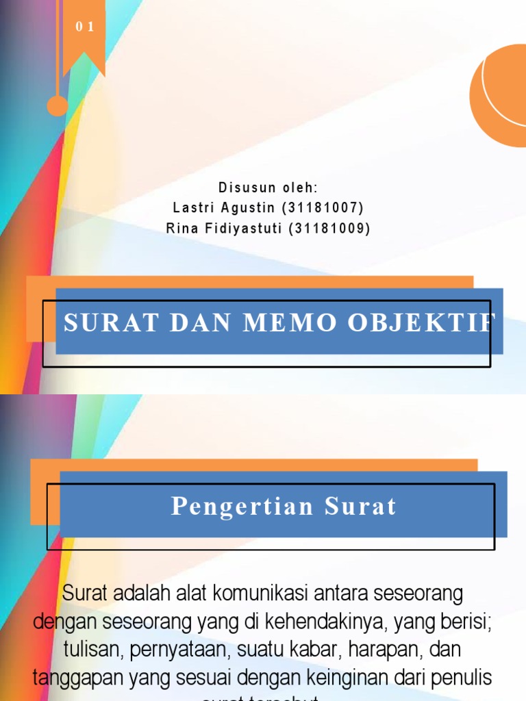 Surat Dan Memo Objektif | PDF