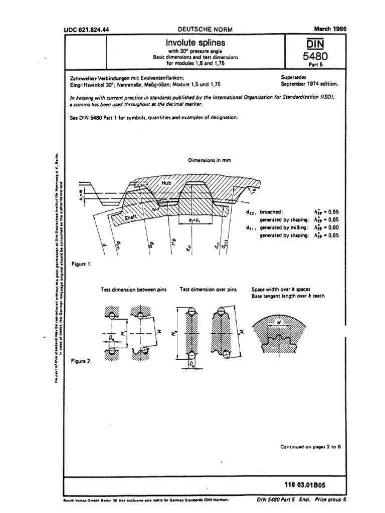 DIN 5480 Part5 | PDF